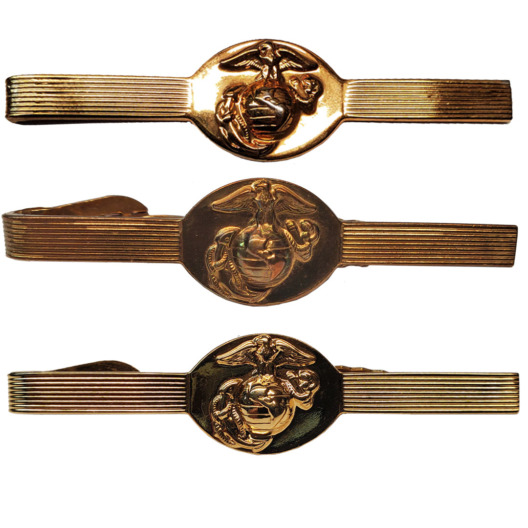 usmc tie clasp difference