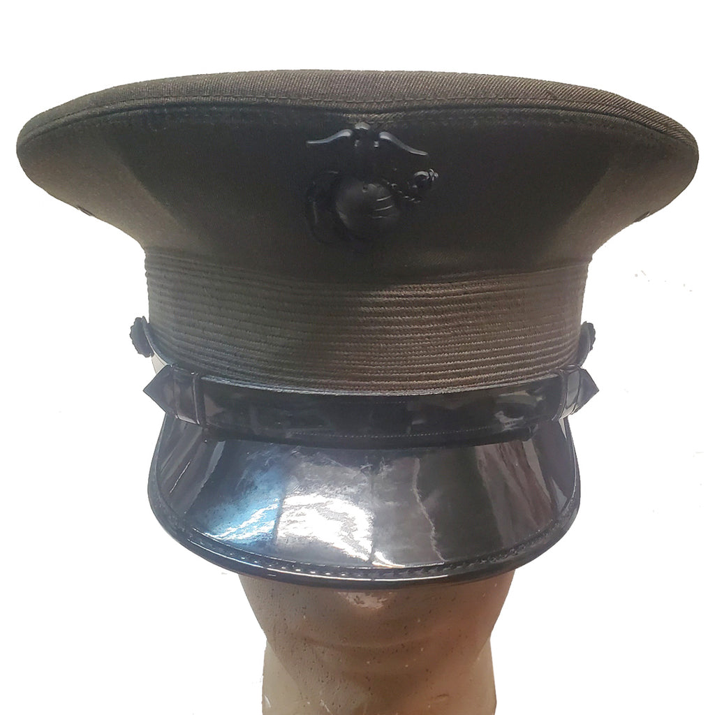 USMC Officer Service Cap w/USMC Cap Device - 600214 – Hahn's World of ...