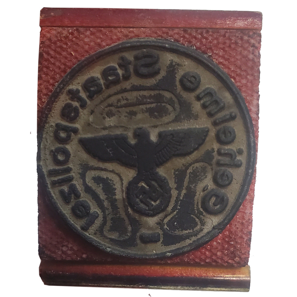 Vintage German SS & Nazi Rubber Stamps (7625) – Hahn's World of Surplus ...