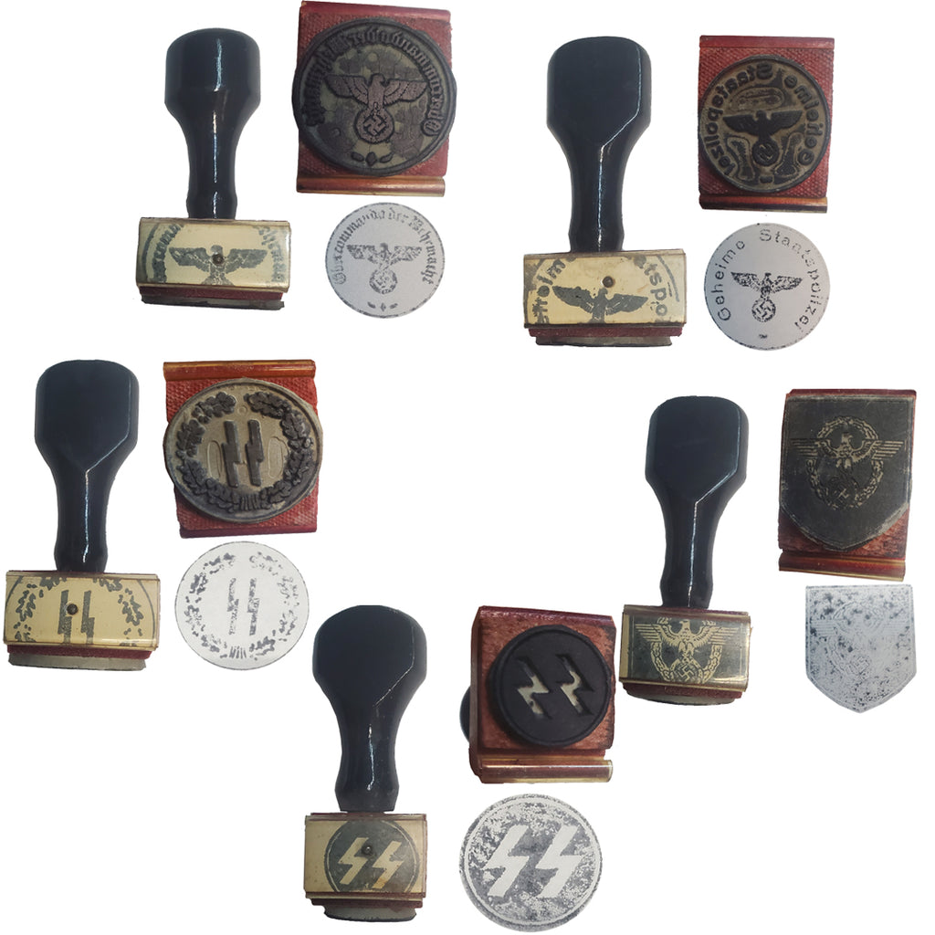 Vintage German SS & Nazi Rubber Stamps (7625) – Hahn's World of Surplus ...