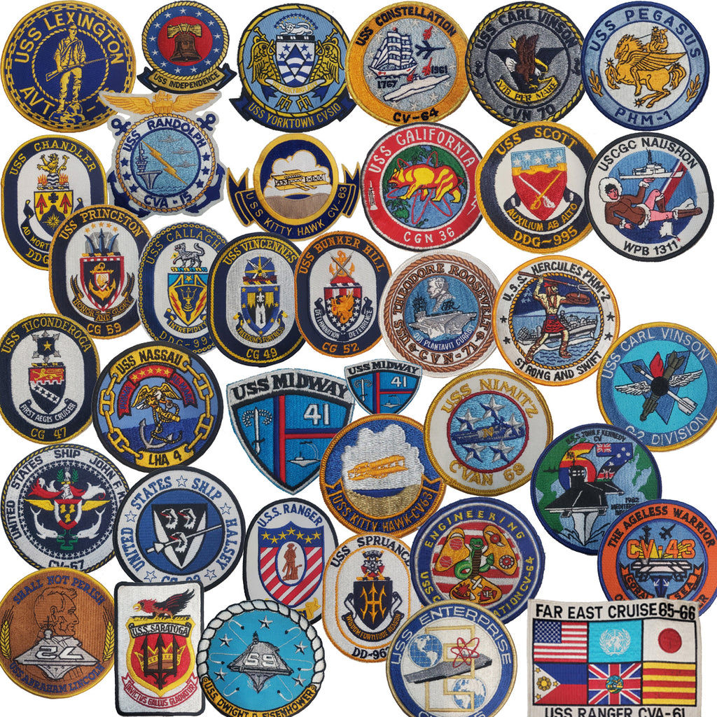 Patch - US Military Ships - Sew On (7731) – Hahn's World of Surplus ...