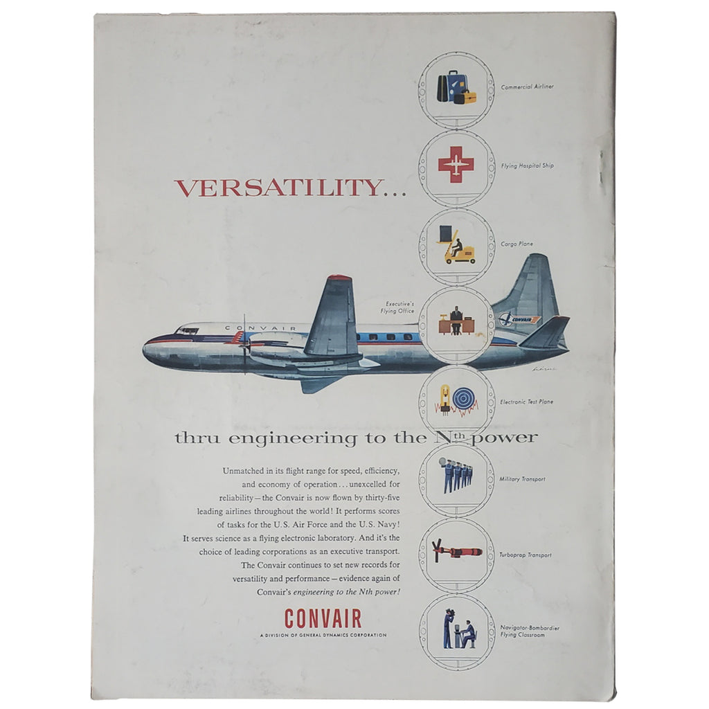 Vintage Flying Mag APRIL-1958- What No Thrills Left? & Pioneer Mechanic ...