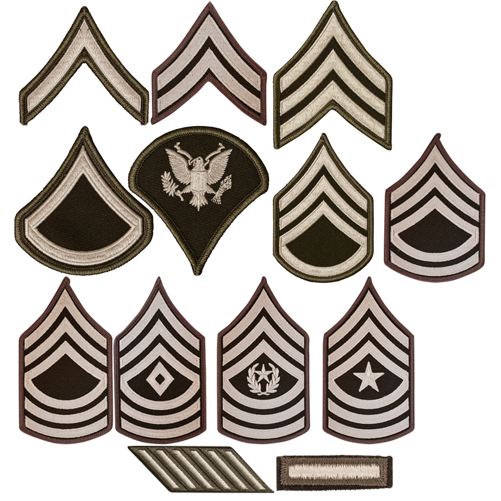 Patch - Chevron Army Dress - AGSU Rank (Pair) – Hahn's World of Surplus ...