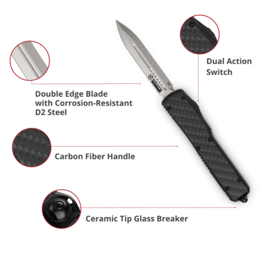 Knife -Krate Tactical Parallax OTF AUTO - Black – Hahn's World of ...