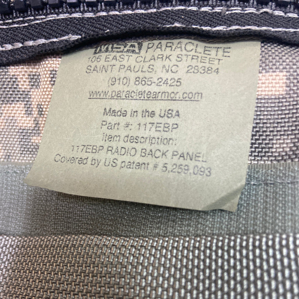 MSA Paraclete Back Panel – Hahn's World of Surplus & Survival