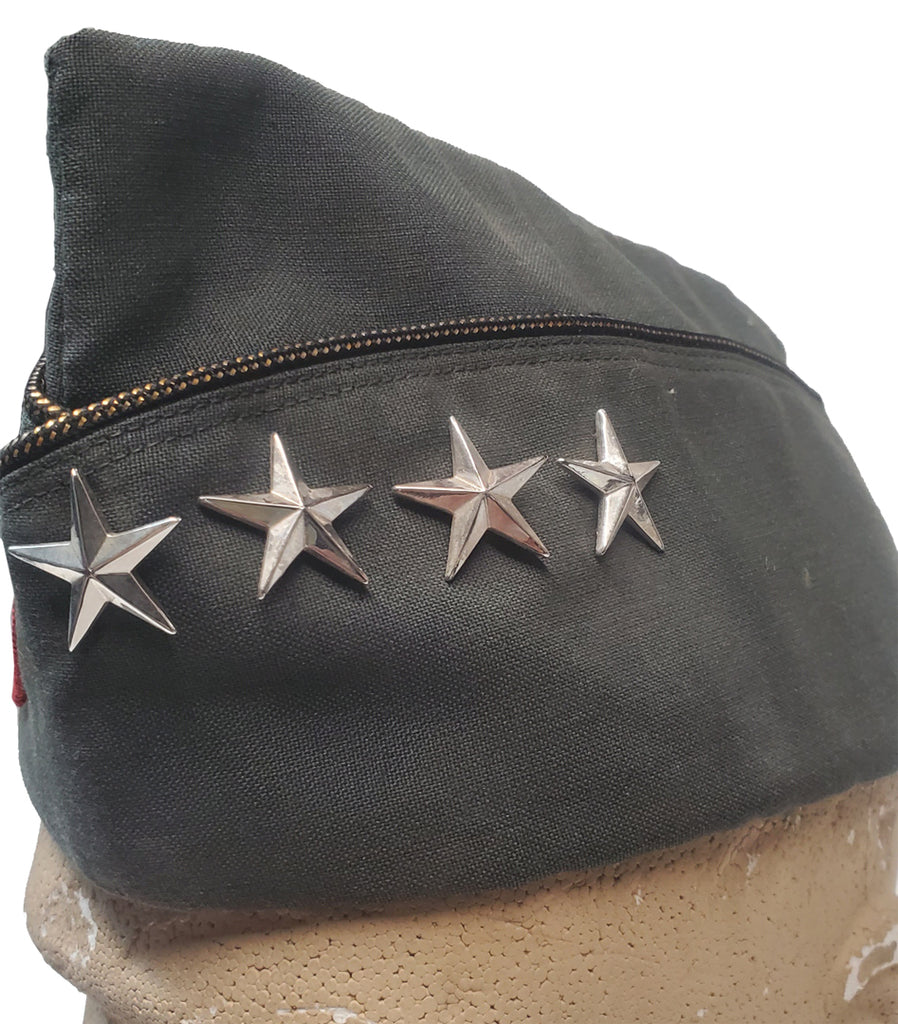 Vintage Men's US Arm EM Airborne Garrison Cap w/4-Star General Rank In ...