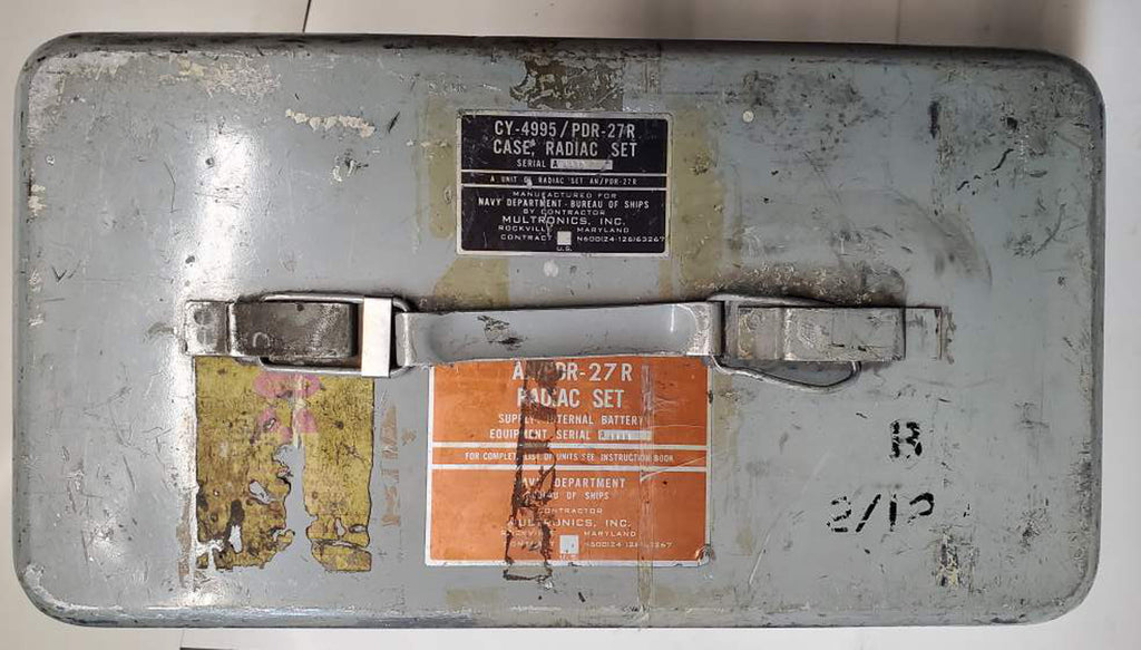 AN/PDR-27R Radiac Set w/Metal Case - Serial: A 4439 – Hahn's World of ...