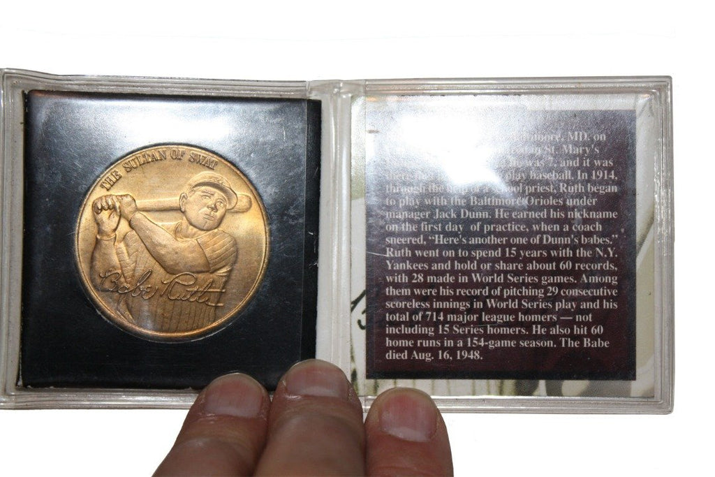 SALE Babe Ruth Sultan of Swat Gold Collectable Coin – Hahn's World of ...