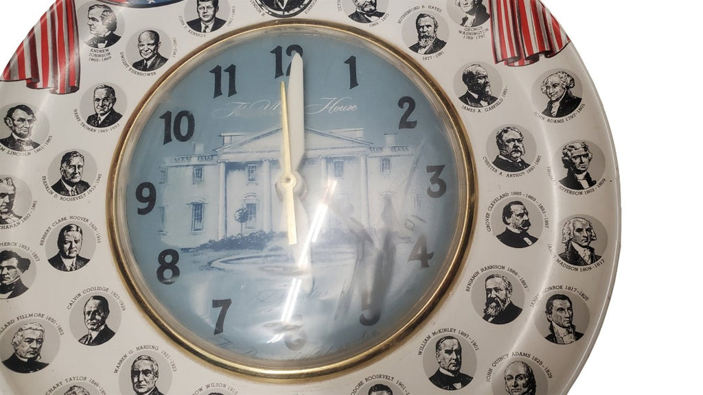 Vintage 1960's U.S. Presidents Clock – Hahn's World of Surplus & Survival