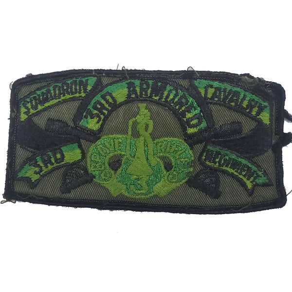 Patch - US Army 3rd Armored Cavalry SQDN 3rd Reg. Brave Rifles 3 (1118 ...