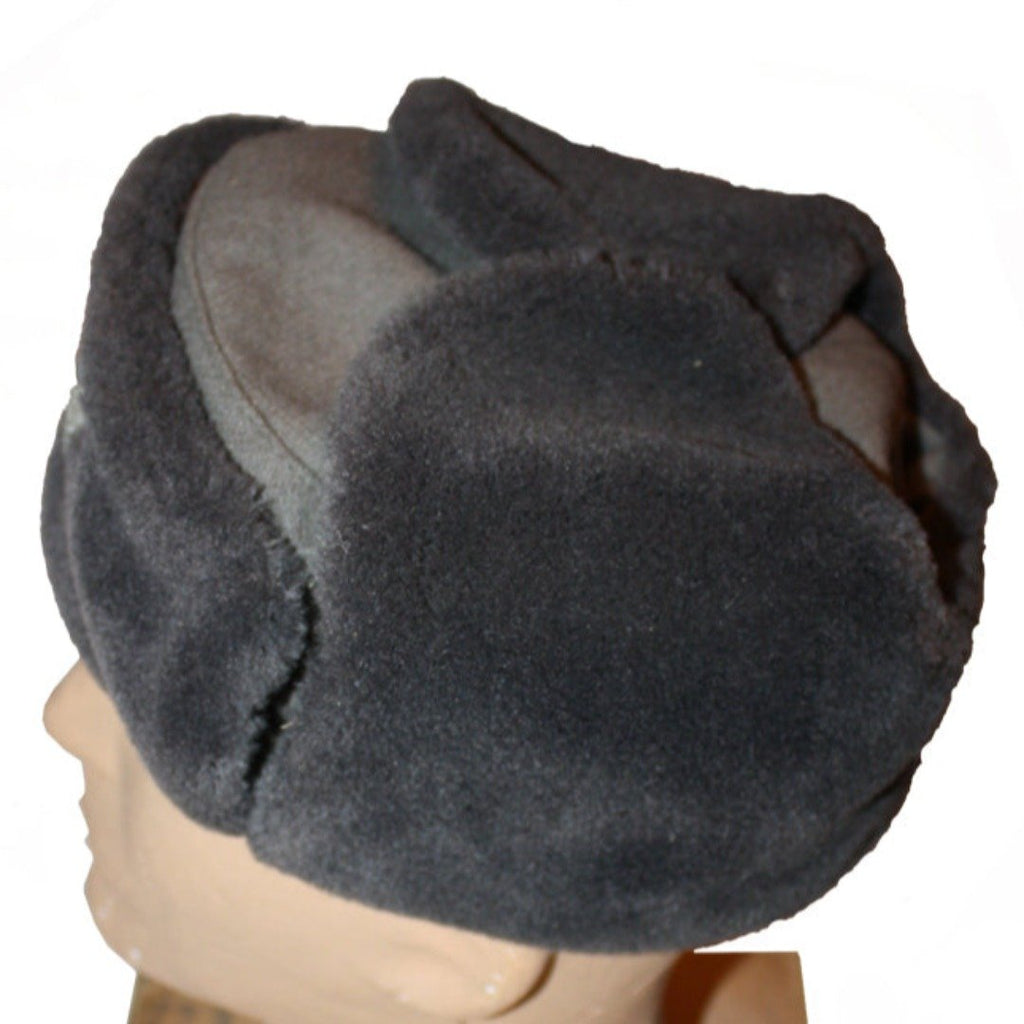 East German NVA DDR GDR Officer Winter Hat w/Insignia - Dk Grey – Hahn ...