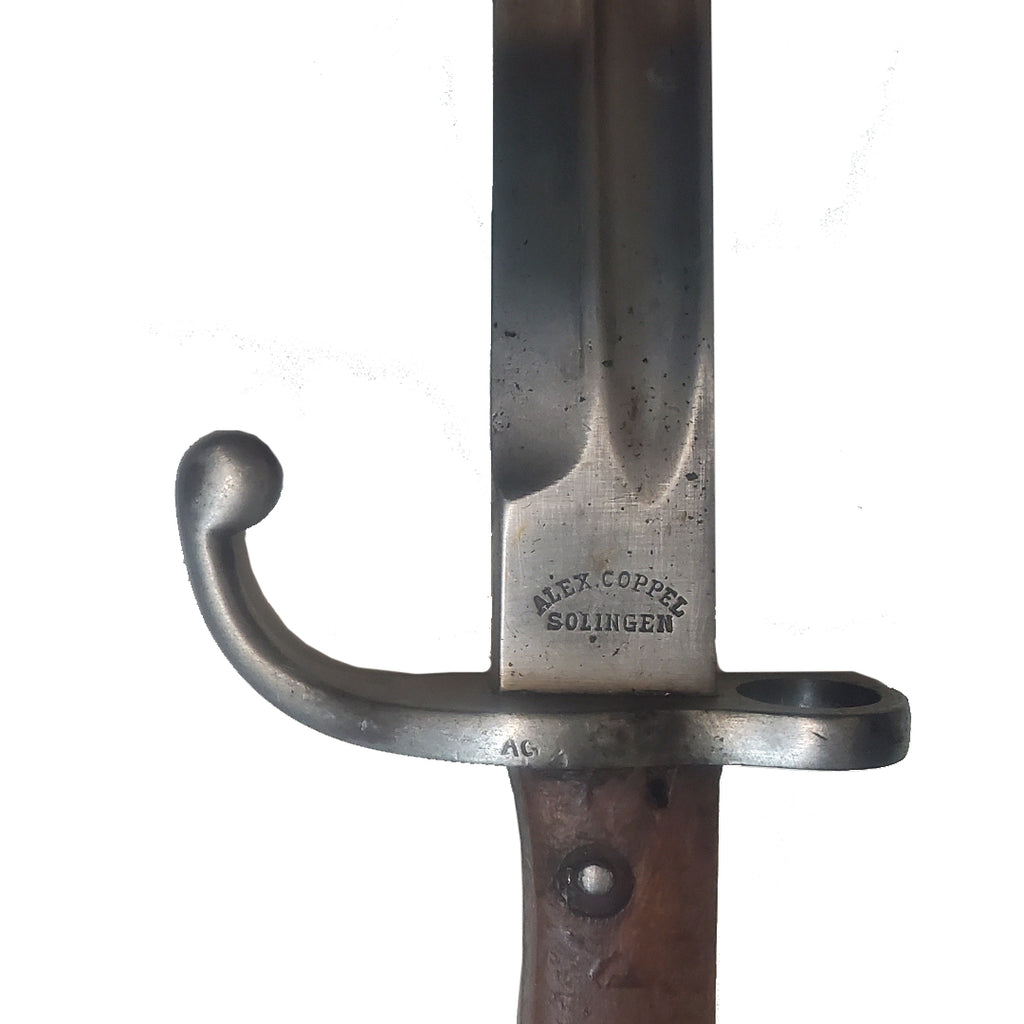 SALE WW1 Alex Coppel Solingen German Bayonet With Leather Scabbard ...