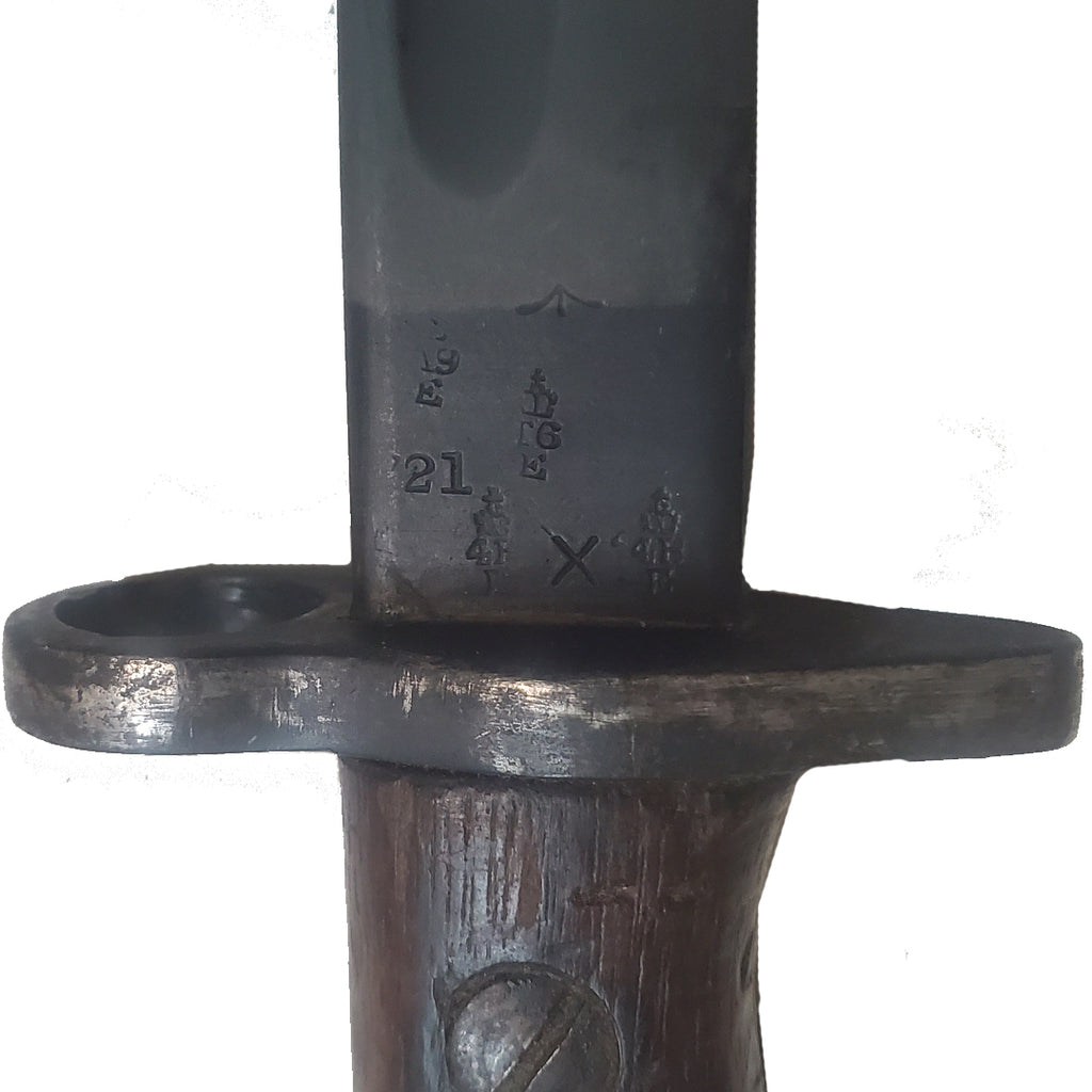 SALE Vintage 1907 Sanderson British Enfield Bayonet w/Scabbard – Hahn's ...