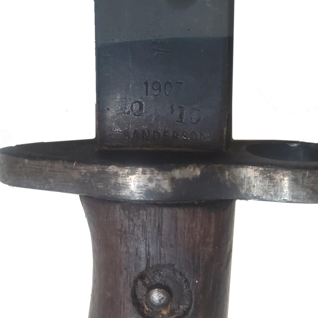 SALE Vintage 1907 Sanderson British Enfield Bayonet w/Scabbard – Hahn's ...