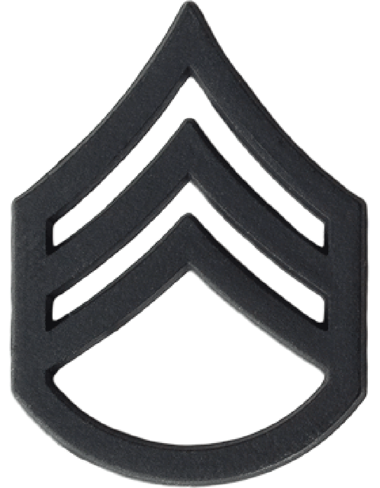 Rank - U.S. Army - Enlisted Subdued Metal Insignias – Hahn's World of ...