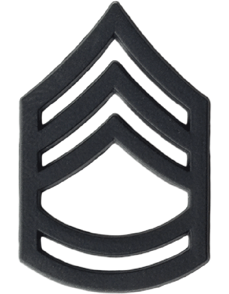 Rank - U.S. Army - Enlisted Subdued Metal Insignias – Hahn's World of ...