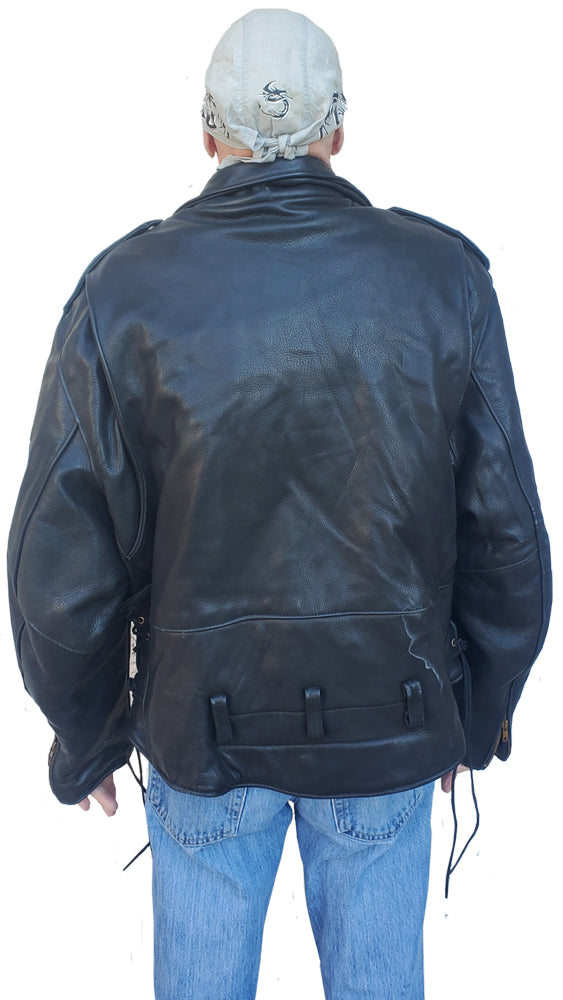 SALE Jacket - Chrome Gear Heavy Duty Motorcycle Leather – Hahn's World ...