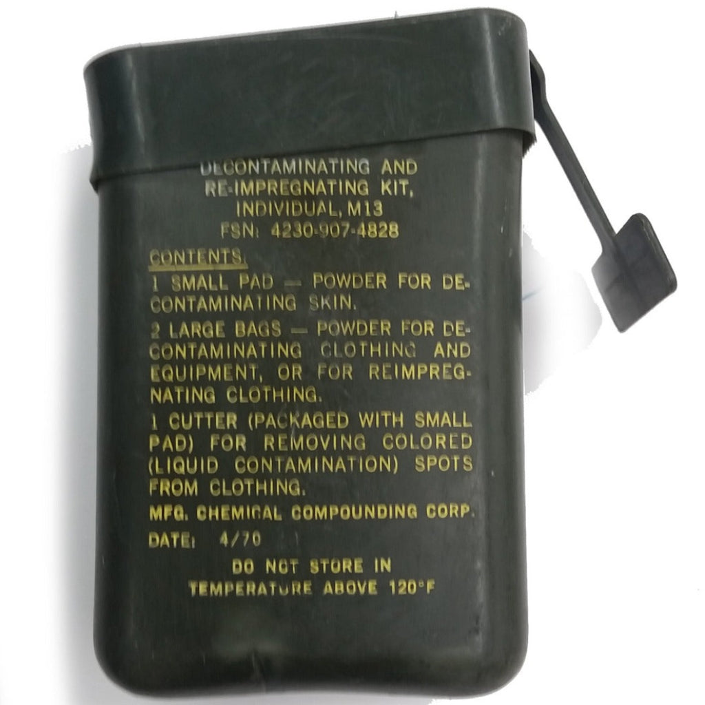 US Military Decontamination Kits (HWS-MSA-20-24) – Hahn's World of ...