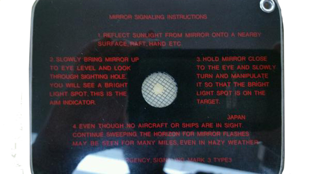 Signaling Mirror USAF Type - Glass – Hahn's World of Surplus & Survival