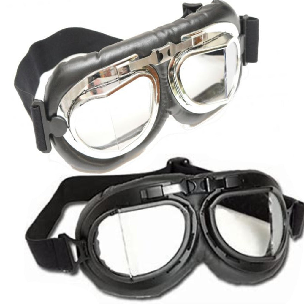 British RAF Style Reproduction Pilot's Goggles – Hahn's World of ...