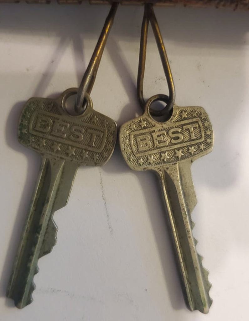 Vintage Keys & Key Fobs in Leather Case – Hahn's World of Surplus ...