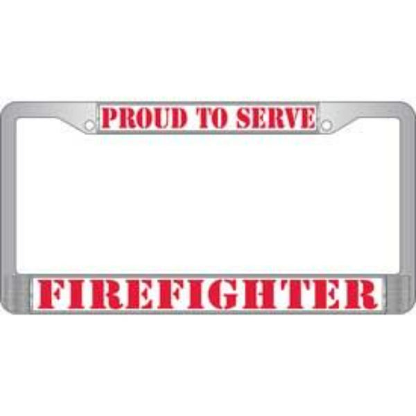 License Plate Frame - Firefighter – Hahn's World of Surplus & Survival